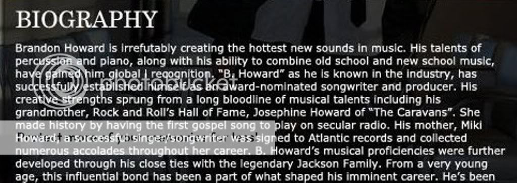 Brandon Howard, Michael Jackson's Son? | Page 6 | Lipstick Alley