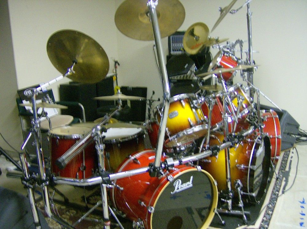 Home made double bass drum sets